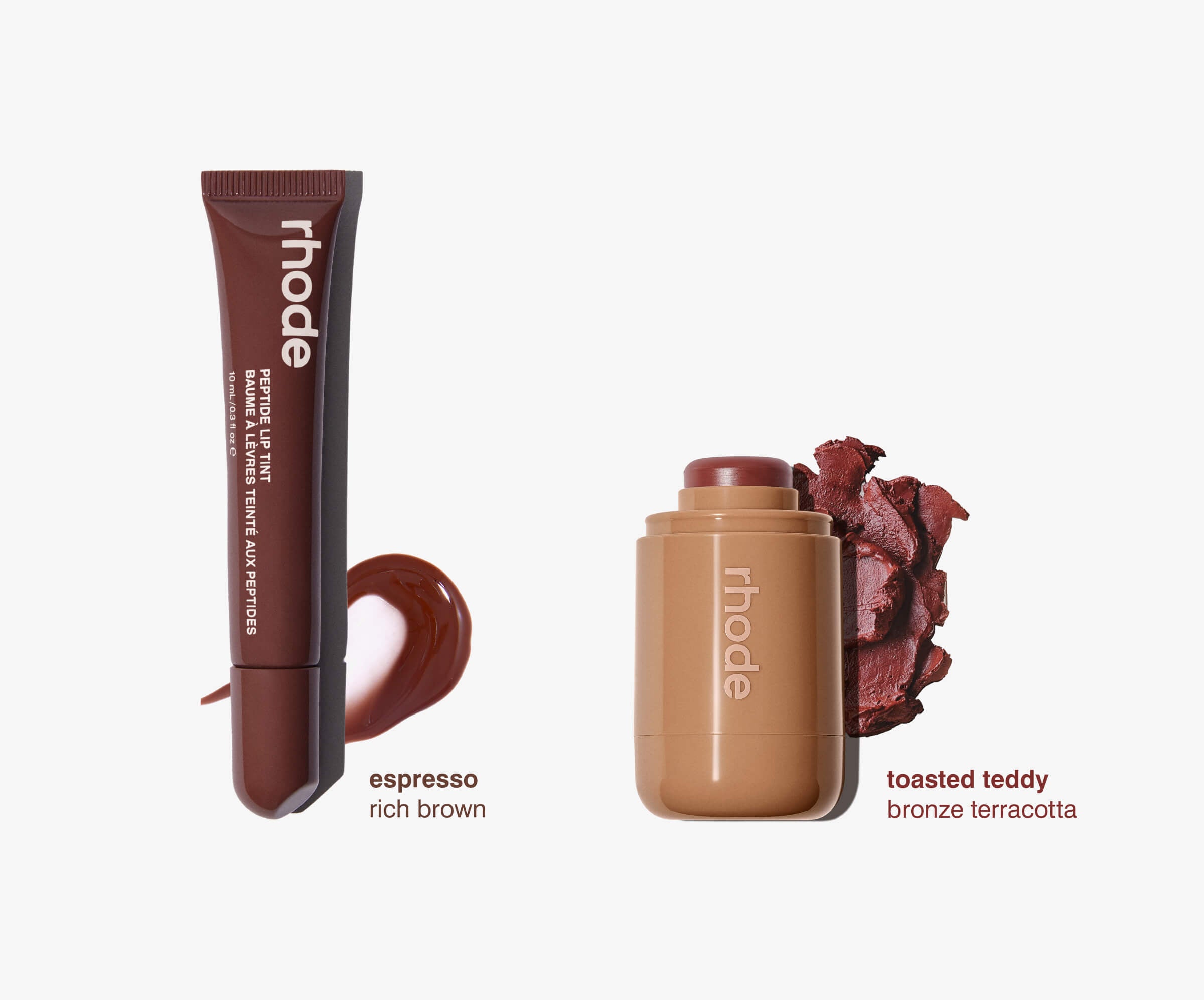 the fall duos toasted teddy + espresso | rhode skin