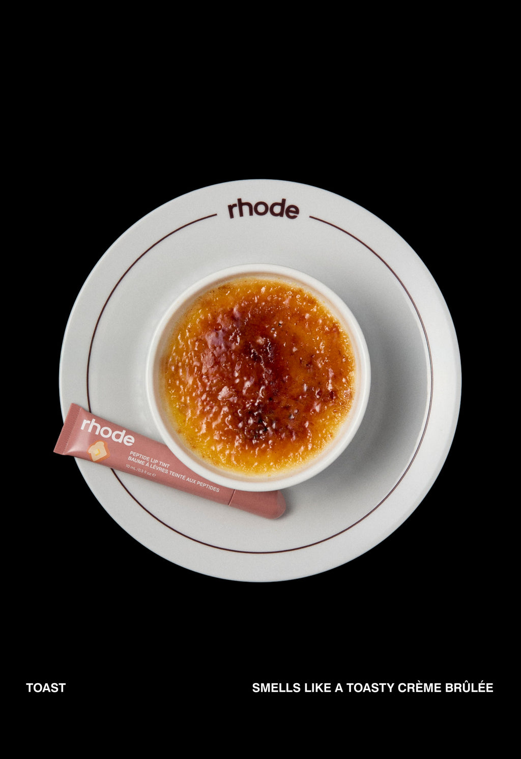 scented peptide lip tint - toast | rhode skin