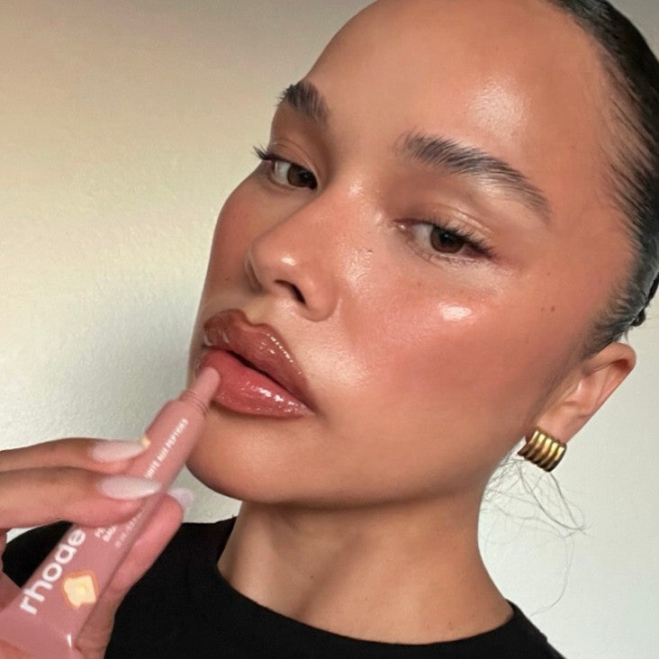 scented peptide lip tint - toast | rhode skin